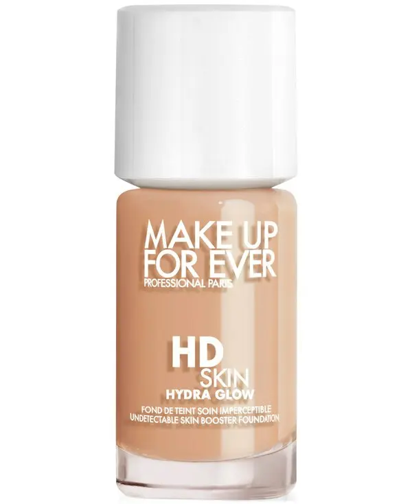MAKE UP FOR EVER Hd Skin Hydra Glow Skincare Foundation With Hyaluronic Acid 1n00 Alabaster - 1n14 - Beigeâ Â  - For Light Skin With N